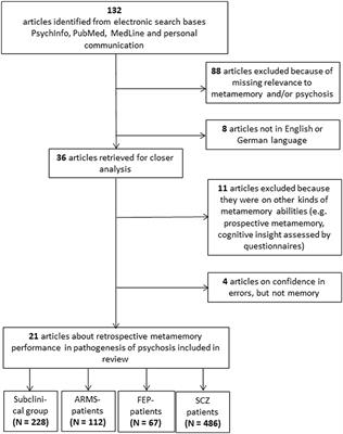 Frontiers | The Importance of Metamemory Functioning to the Pathogenesis of Psychosis
